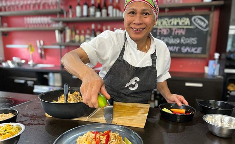 Thai Cooking Together – Yam Soon Sen, Thai Green Curry, Vegetable Stir ...